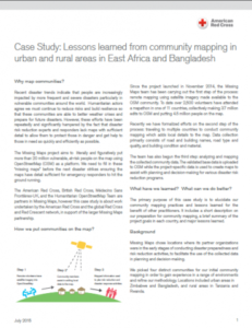 Case Study: Lessons learned from community mapping in urban and rural ...