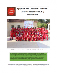 Egyptian Red Crescent : National Disaster Response (NDRT) Mechanism ...