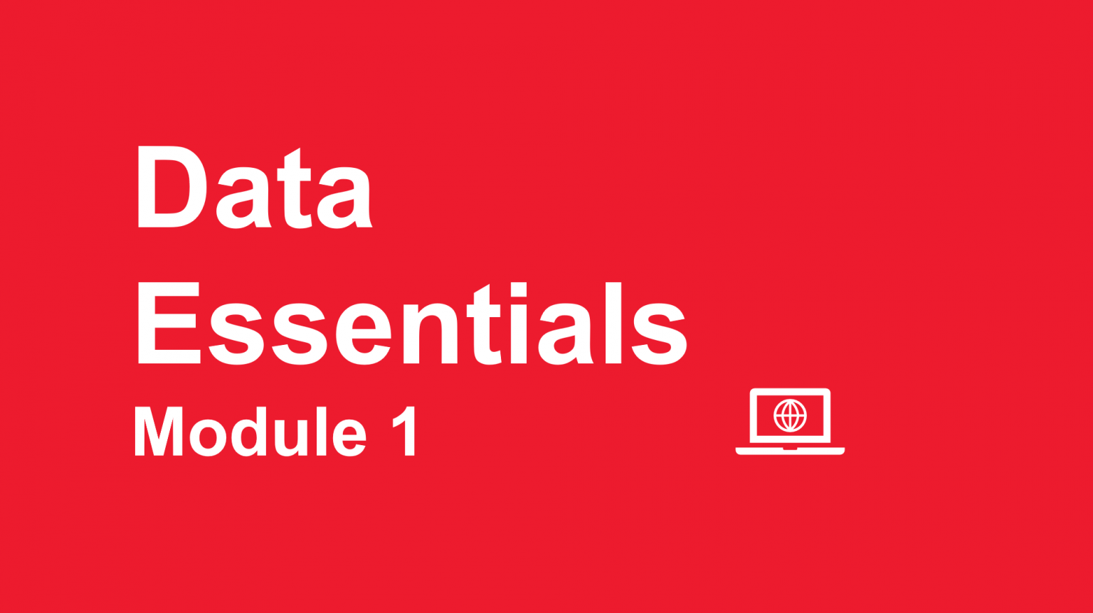 Data Essentials - Data Playbook (Beta) - PrepareCenter Data Essentials - Data Playbook (Beta) - PrepareCenter