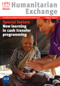 New learning in cash transfer programming - PrepareCenter