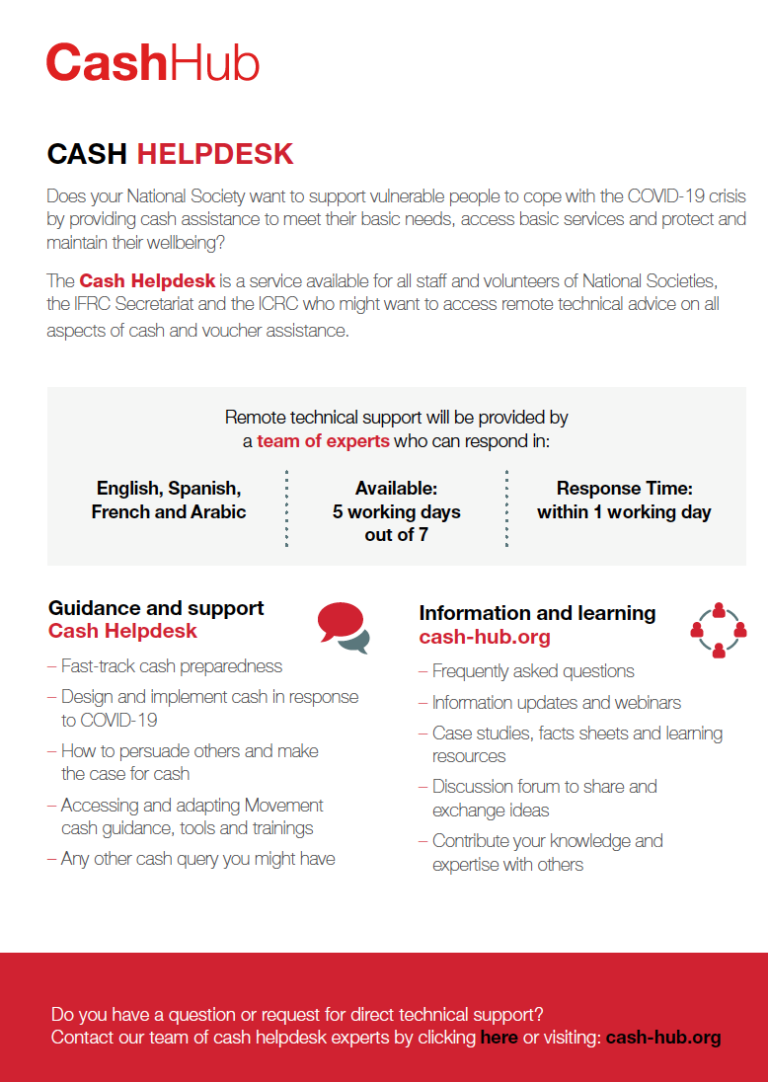 Cash Hub COVID-19 - PrepareCenter