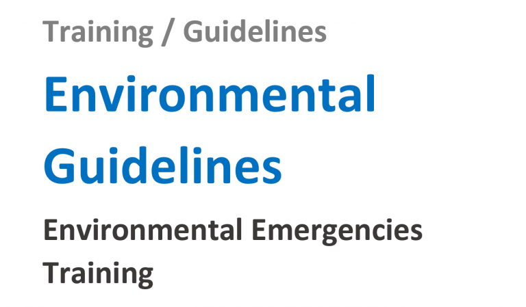 Environmental Emergencies Training - Environmental Guidelines ...