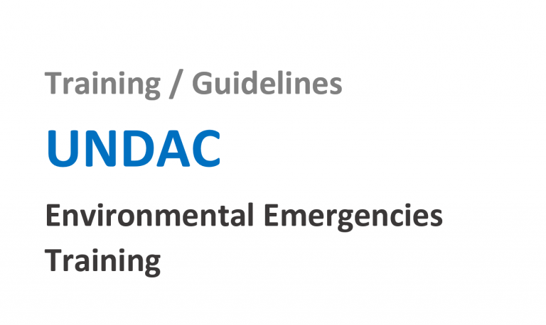 Environmental Emergencies Training – UNDAC - PrepareCenter